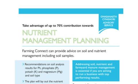 Nutrient Management Planning | Farming Connect