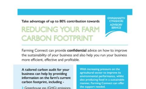 Reducing Your Farm Carbon Footprint | Farming Connect