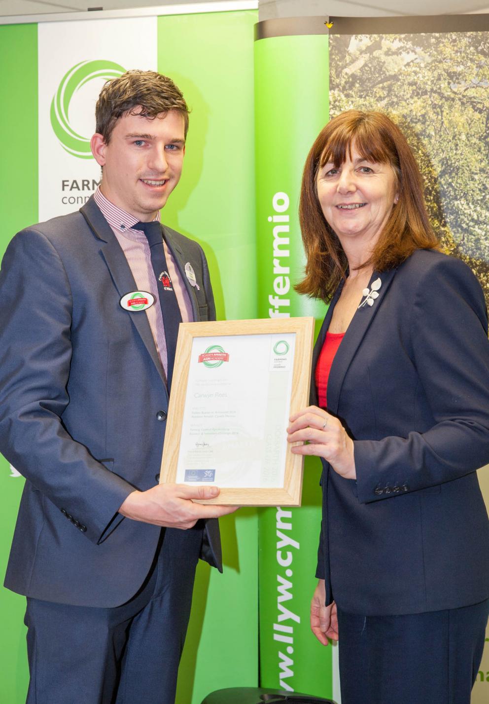 Young farmer and chartered surveyor Carwyn Rees wins the Agri-Academy ...